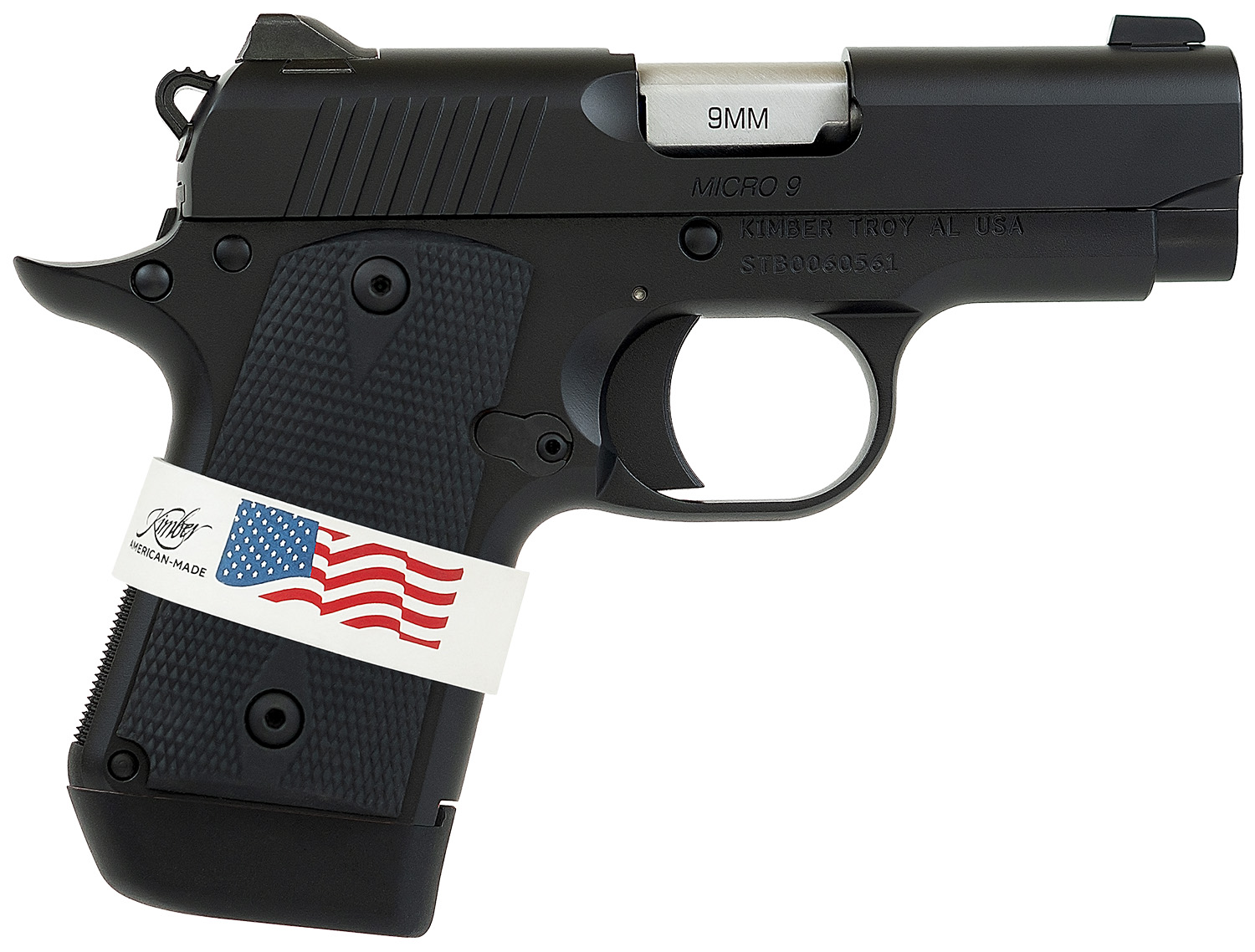 Kimber Micro 9 Liberty 9mm Luger Pistol with Ivory G-10 Grips - Semi ...