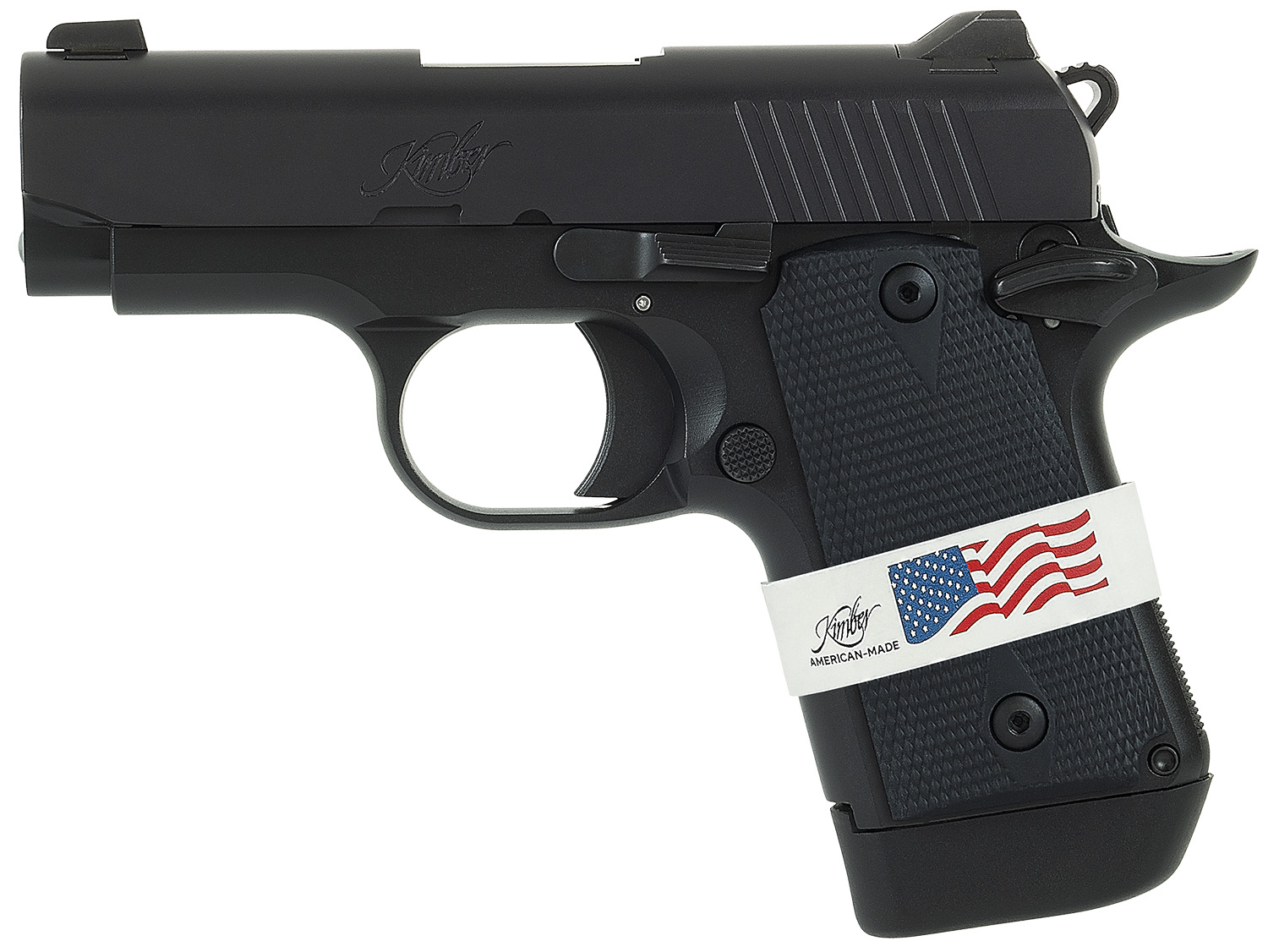 Kimber Micro 9 Liberty 9mm Luger Pistol with Ivory G-10 Grips - Semi ...