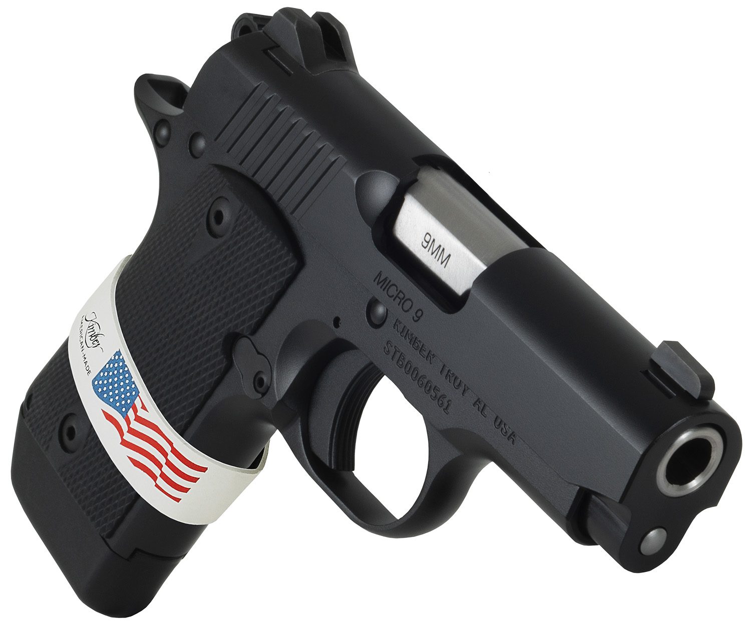 Kimber Micro 9 Liberty 9mm Luger Pistol with Ivory G-10 Grips - Semi ...